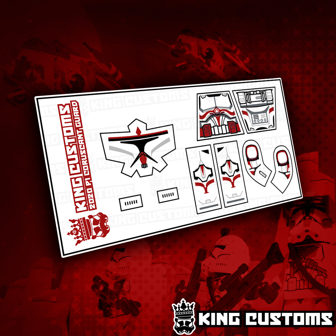 Coruscant Guard Grunt (Phase 1) Decal Sheet | King Customs