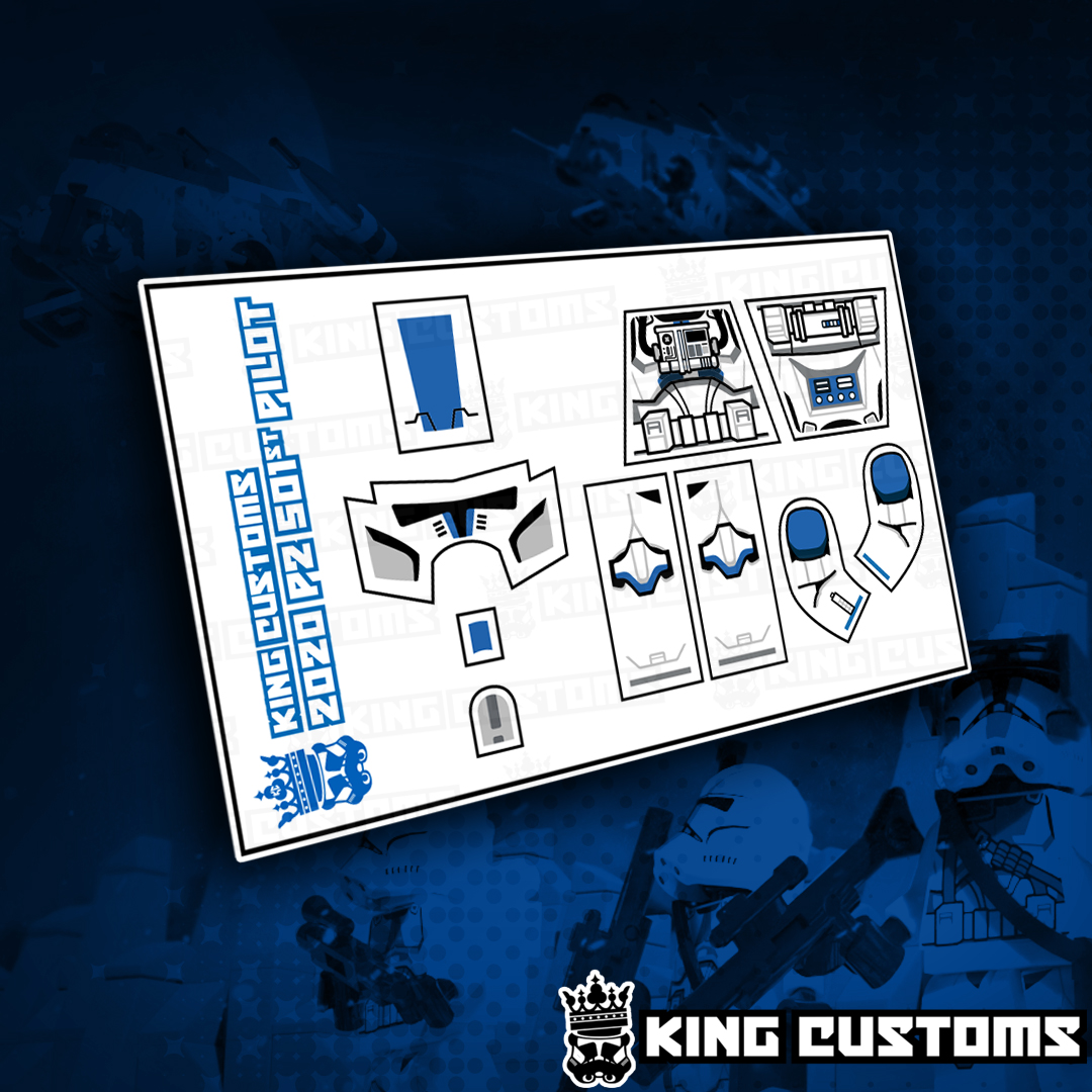 501st Legion Pilot (Phase 2) Decal Sheet | King Customs