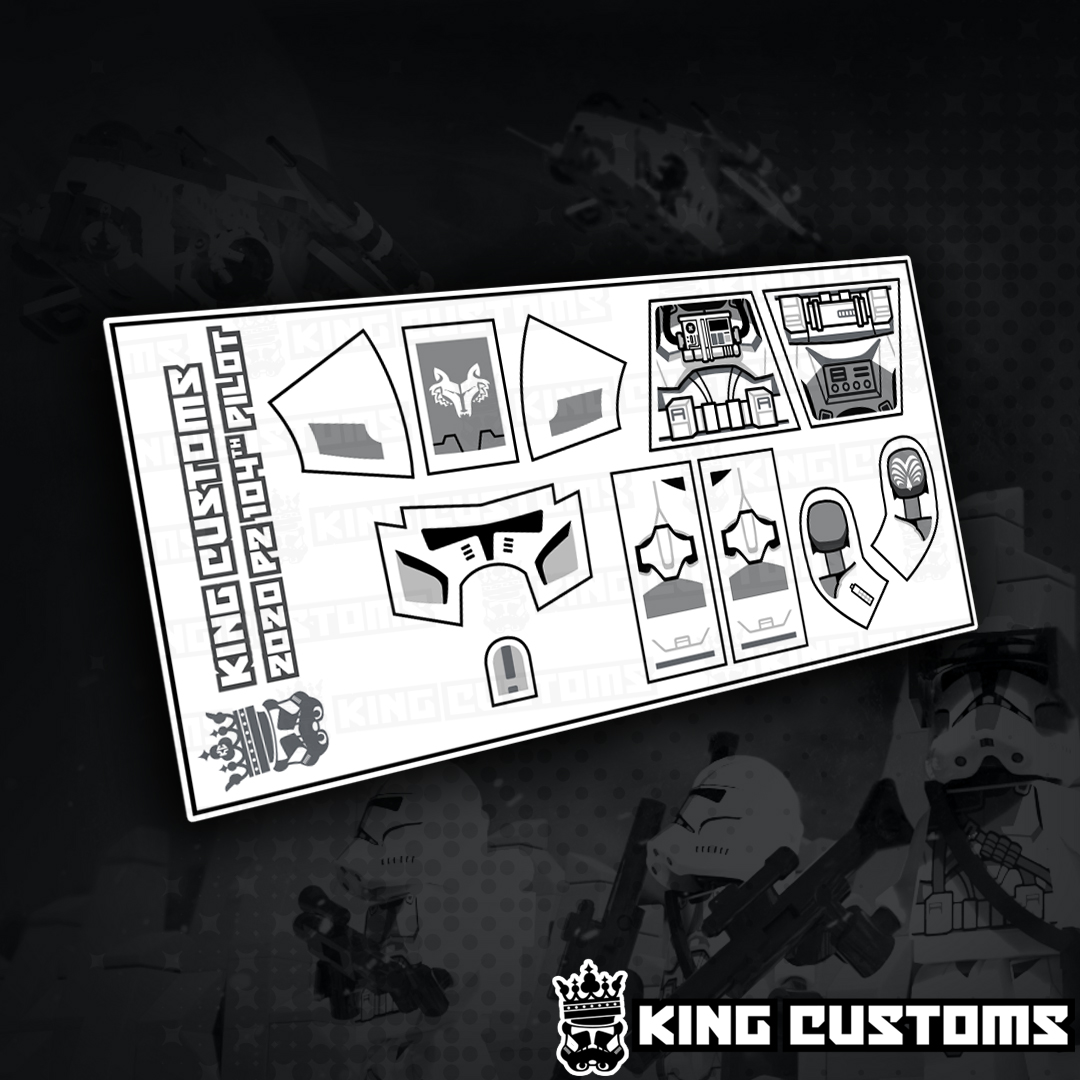 104th / Wolfpack Pilot (Phase 2) Decal Sheet | King Customs
