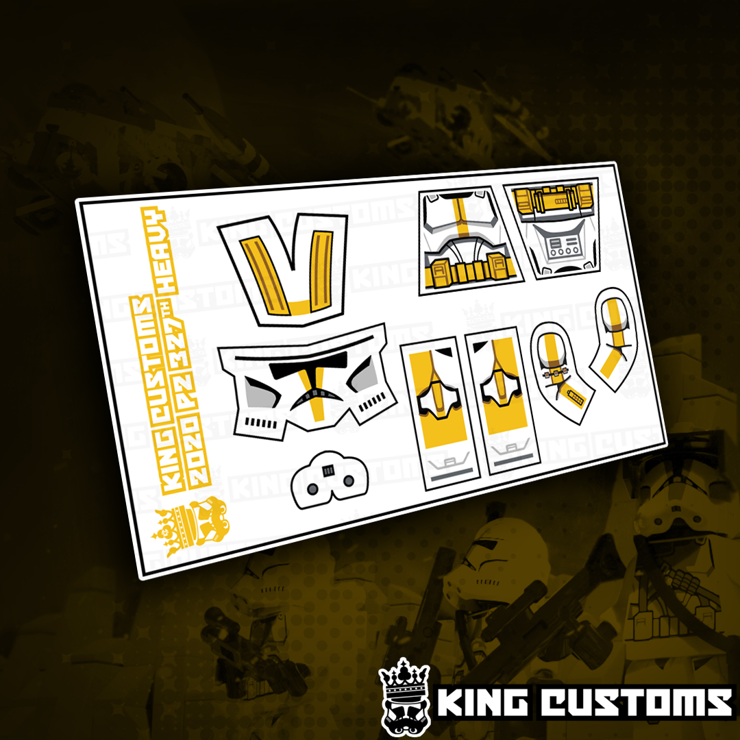 327th Star Corps Heavy (Phase 2) Decal Sheet | King Customs