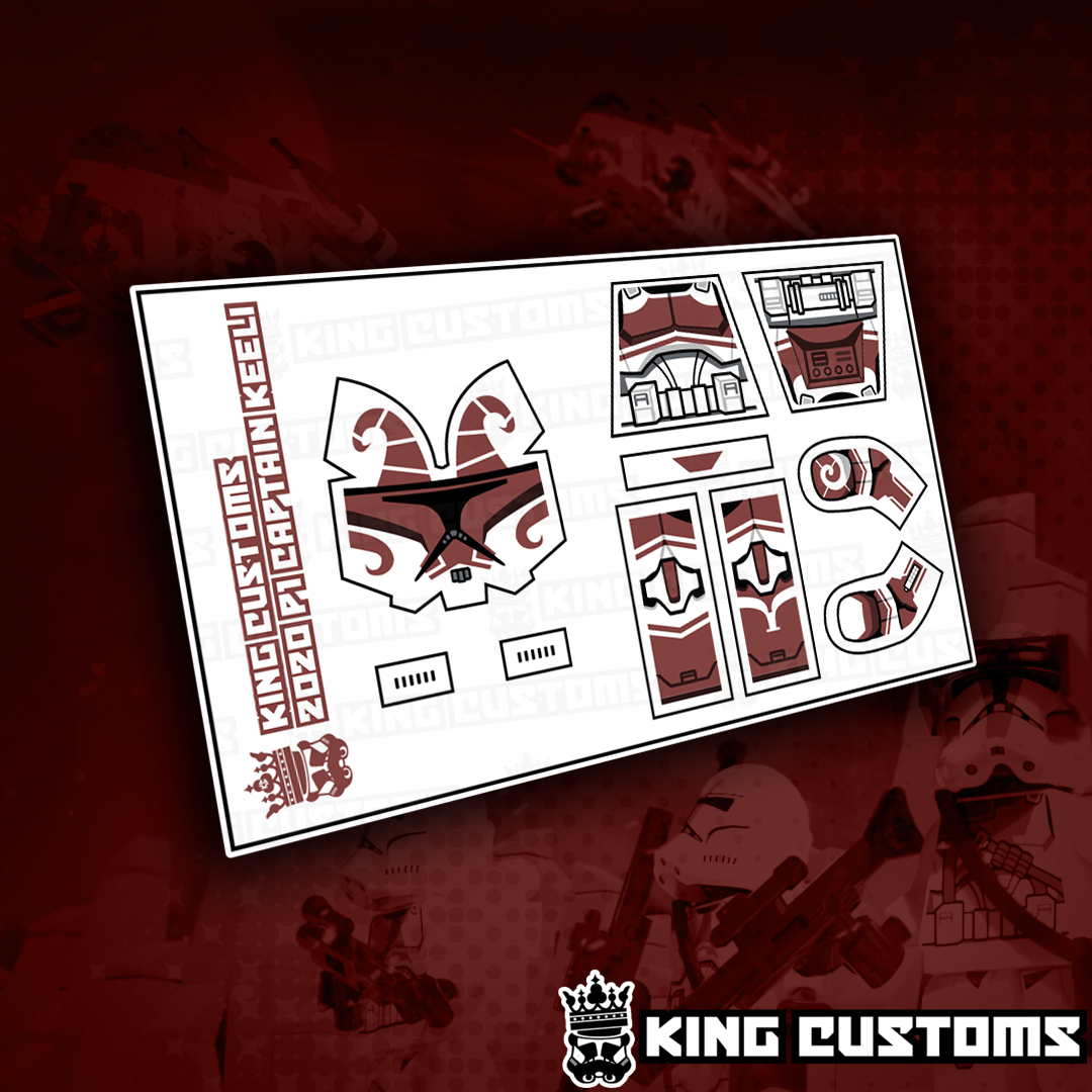 Captain Keeli (Phase 1) Decal Sheet | King Customs