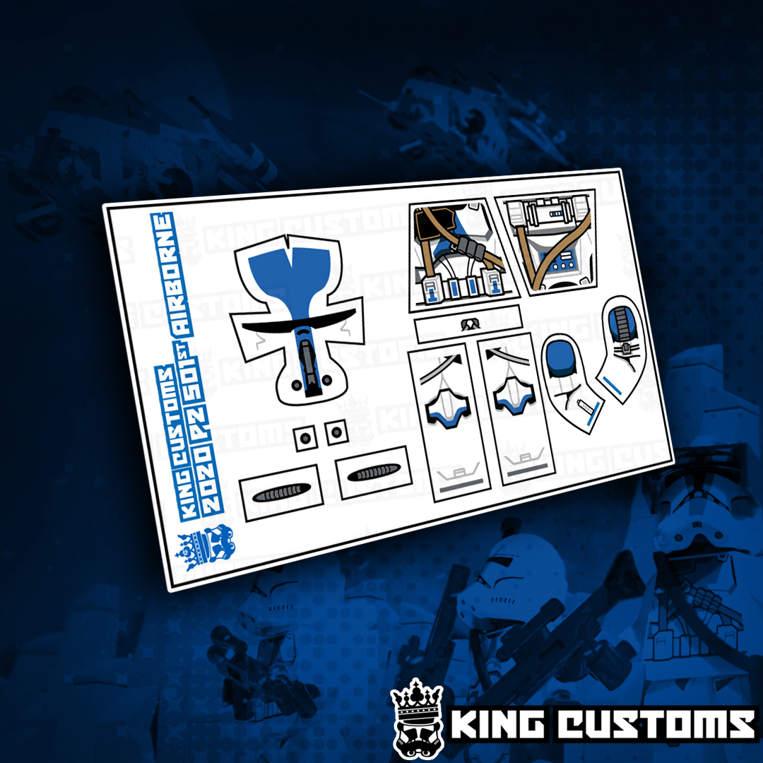 501st Airborne Trooper Decal Sheet | King Customs