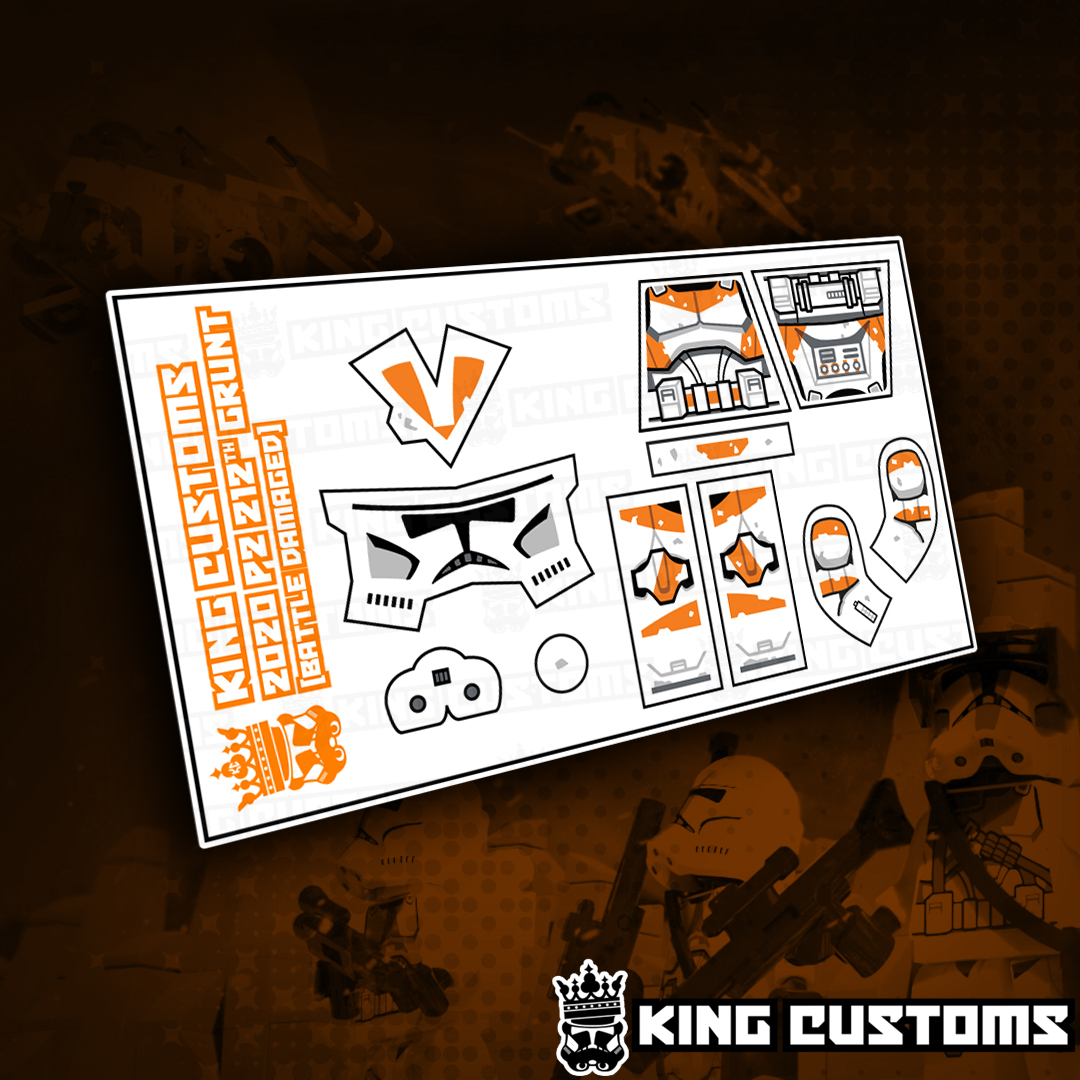 Battle Damaged 212th Attack Battalion Grunt (Phase 2) Decal Sheet ...